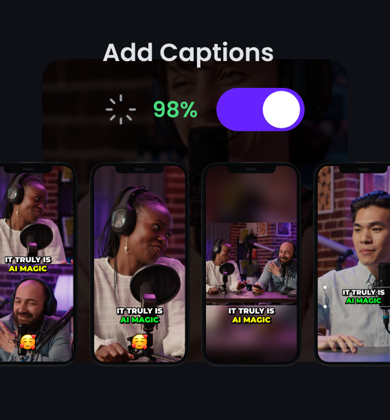 Auto Caption Generator - Free, AI-Powered Captions - OpusClip